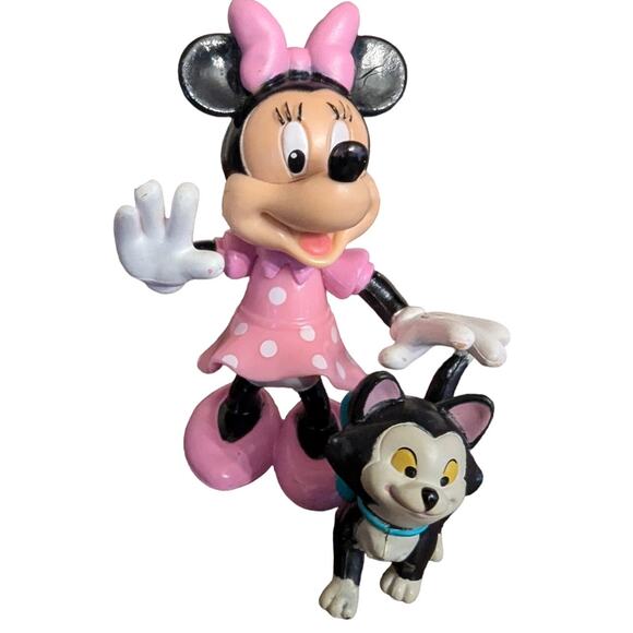 Disney | Toys | Minnie Mouse Cat Pvc Toys | Poshmark
